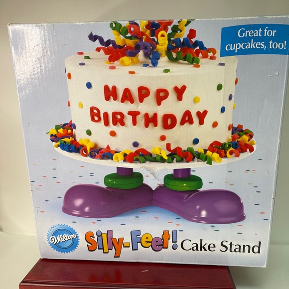 Wilton | Dining | Wilton Silly Feet Cake Stand Retired Piece | Poshmark